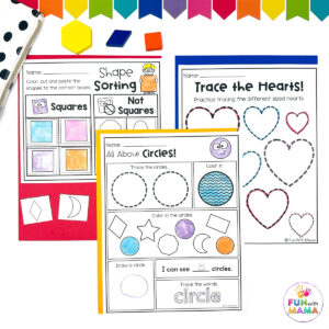 2D Shape Worksheets