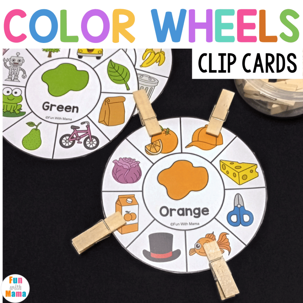 Alphabet Wheels Uppercase + Lowercase Clip Cards