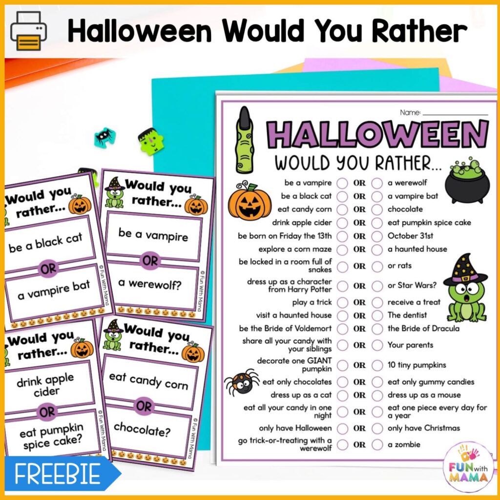 Halloween Would you Rather