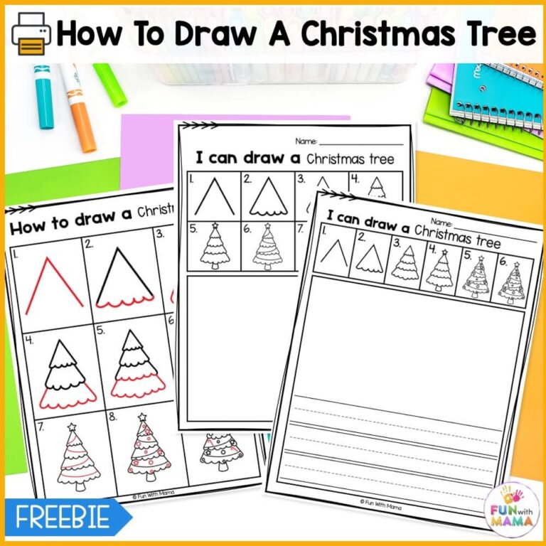 How to draw a Christmas Tree