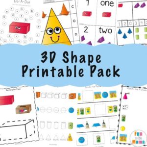 3d Shapes Activity Pack