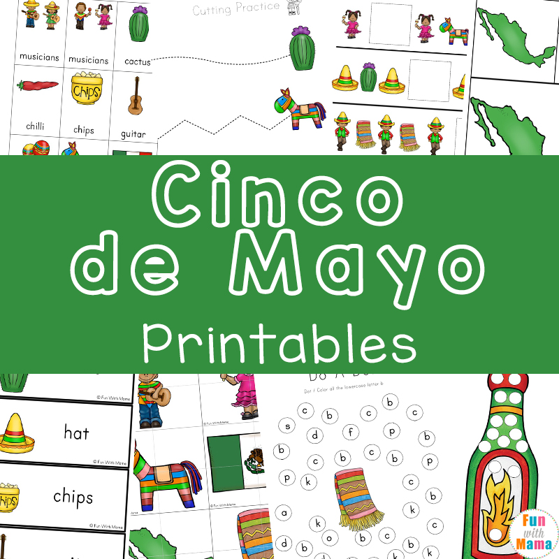Cinco De Mayo Activities Pack