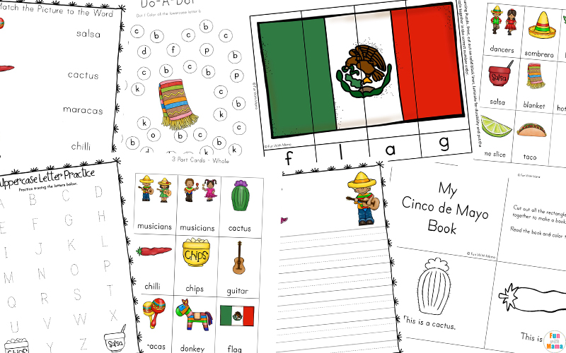 Cinco De Mayo Activities Pack
