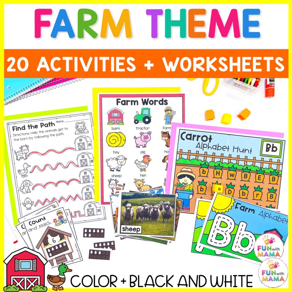 Farm Centers + Activities Pack