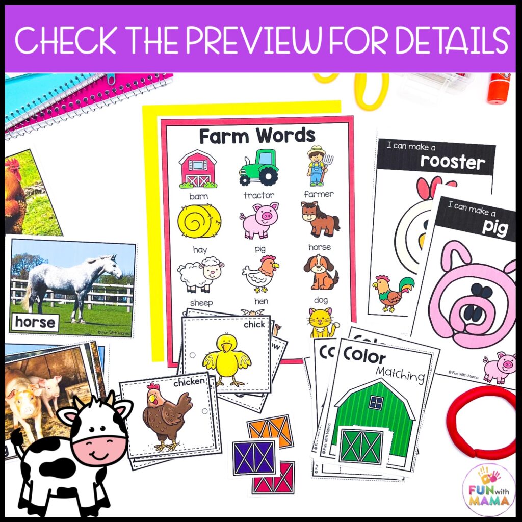 Farm Centers + Activities Pack