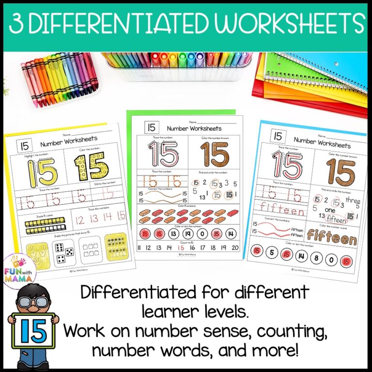 Number worksheets 11-20