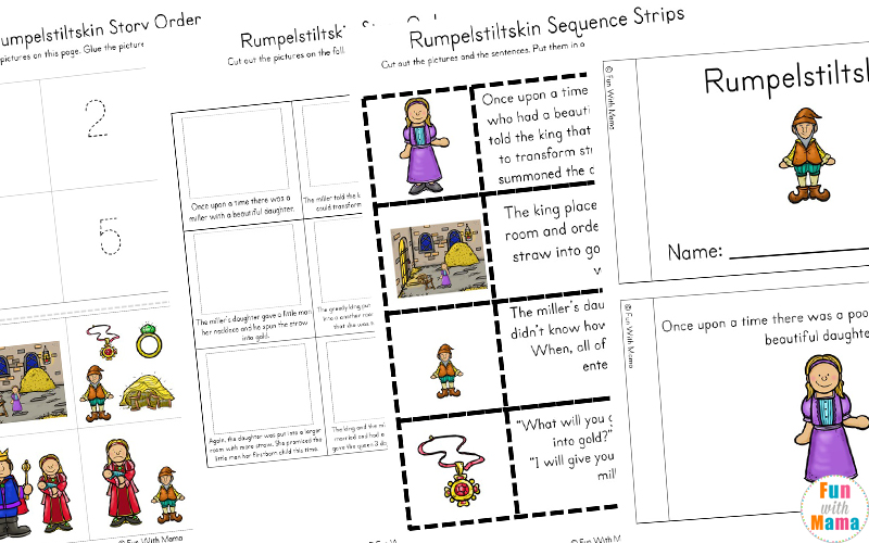 Rumpelstiltskin Activities and Worksheets