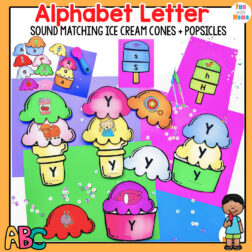 Ice Cream Alphabet Letter Match Activity