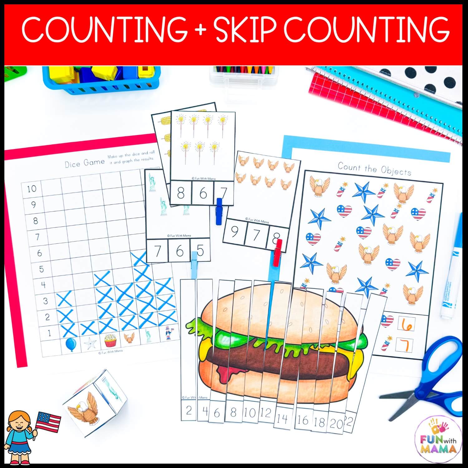 Fourth Of July Activities Pack Independence Day