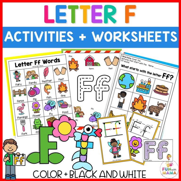 Letter F Activities