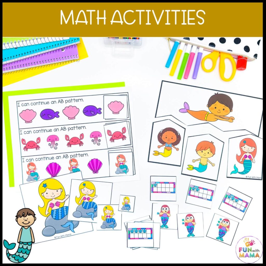 Mermaid Activities Pack