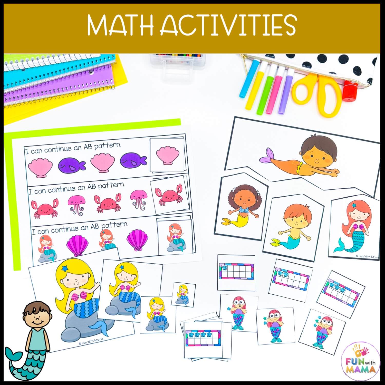 Mermaid Activities Pack