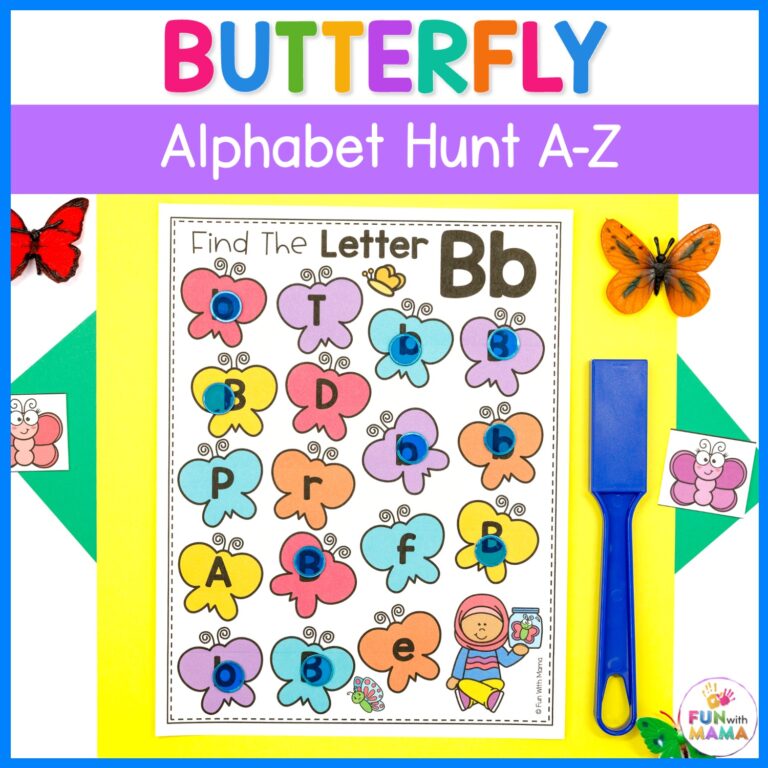Butterfly Alphabet Hunt