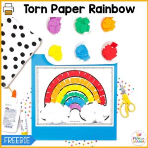 Torn Paper Rainbow