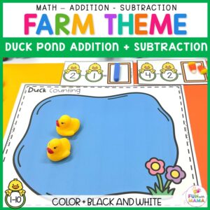 Farm Duck Pond Addition + Subtraction