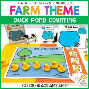 Farm Duck Pond Counting Activity