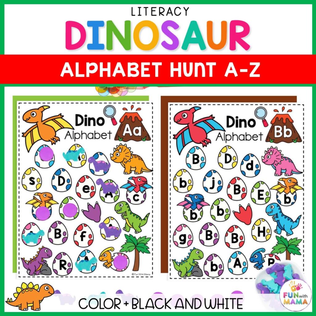Dinosaur Alphabet Hunt