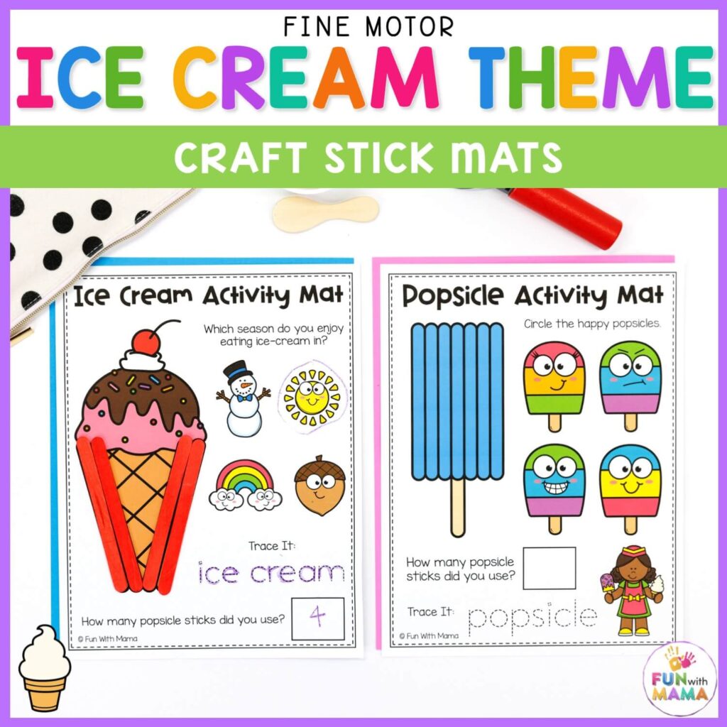 Craft Stick Activity Mats