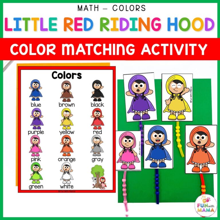 Little Red Riding Hood Pony Bead Color Matching