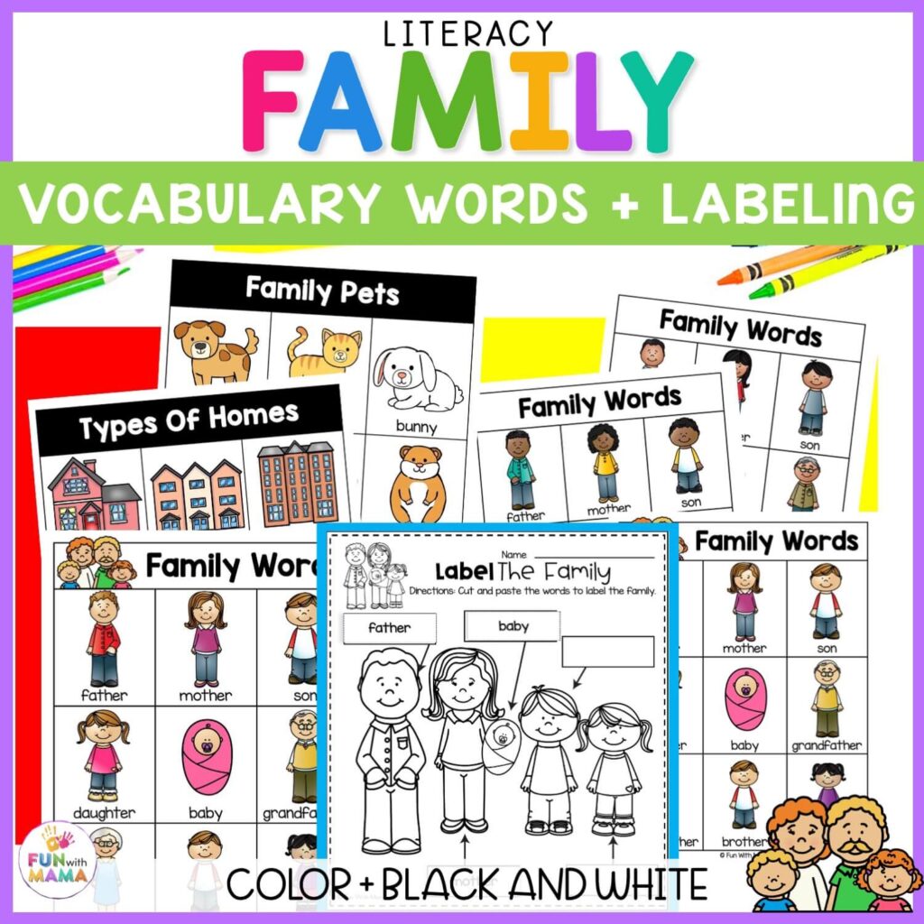 Family Vocabulary Words