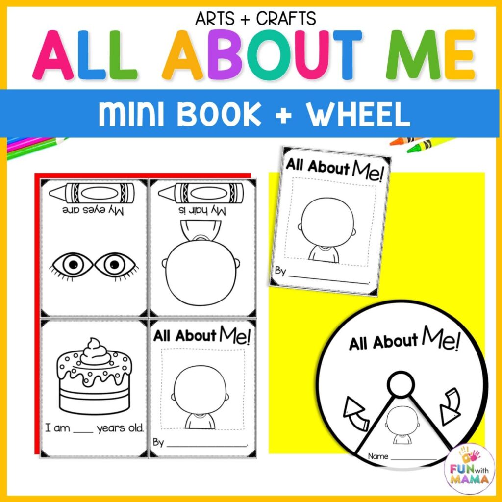 All About Me Mini Book + Wheel