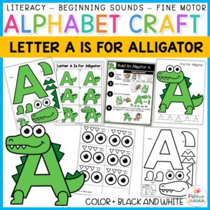 Letter A is for Alligator craft