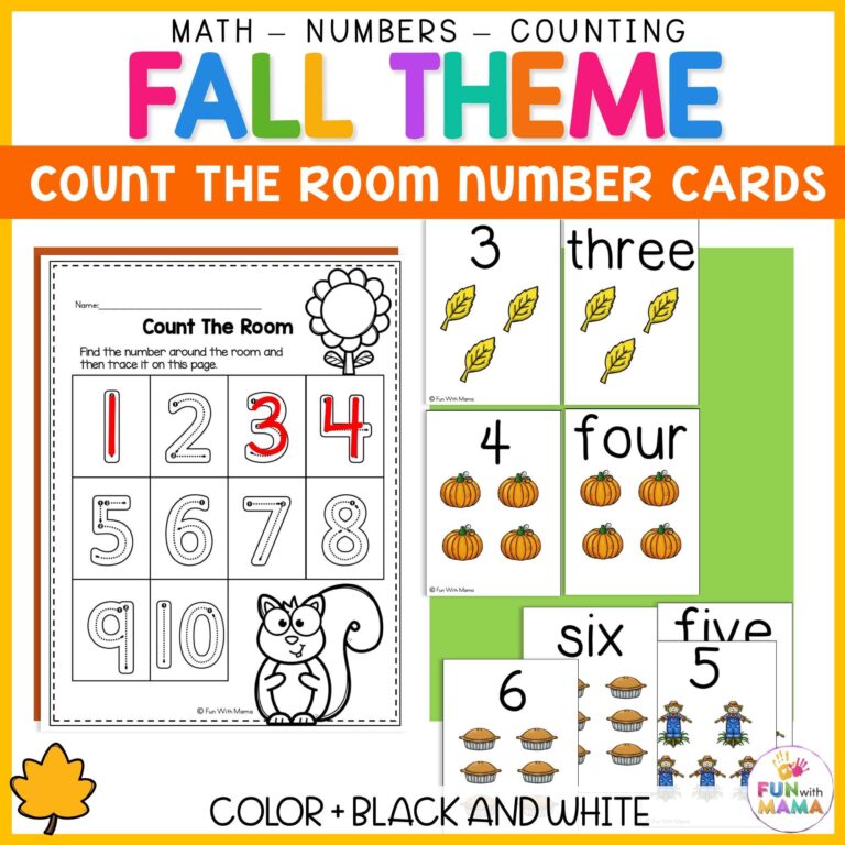 Fall Write The Room Number Matching