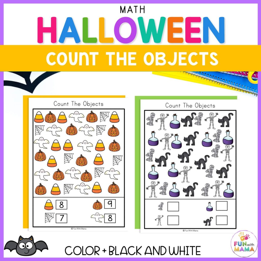 Halloween Count The Objects