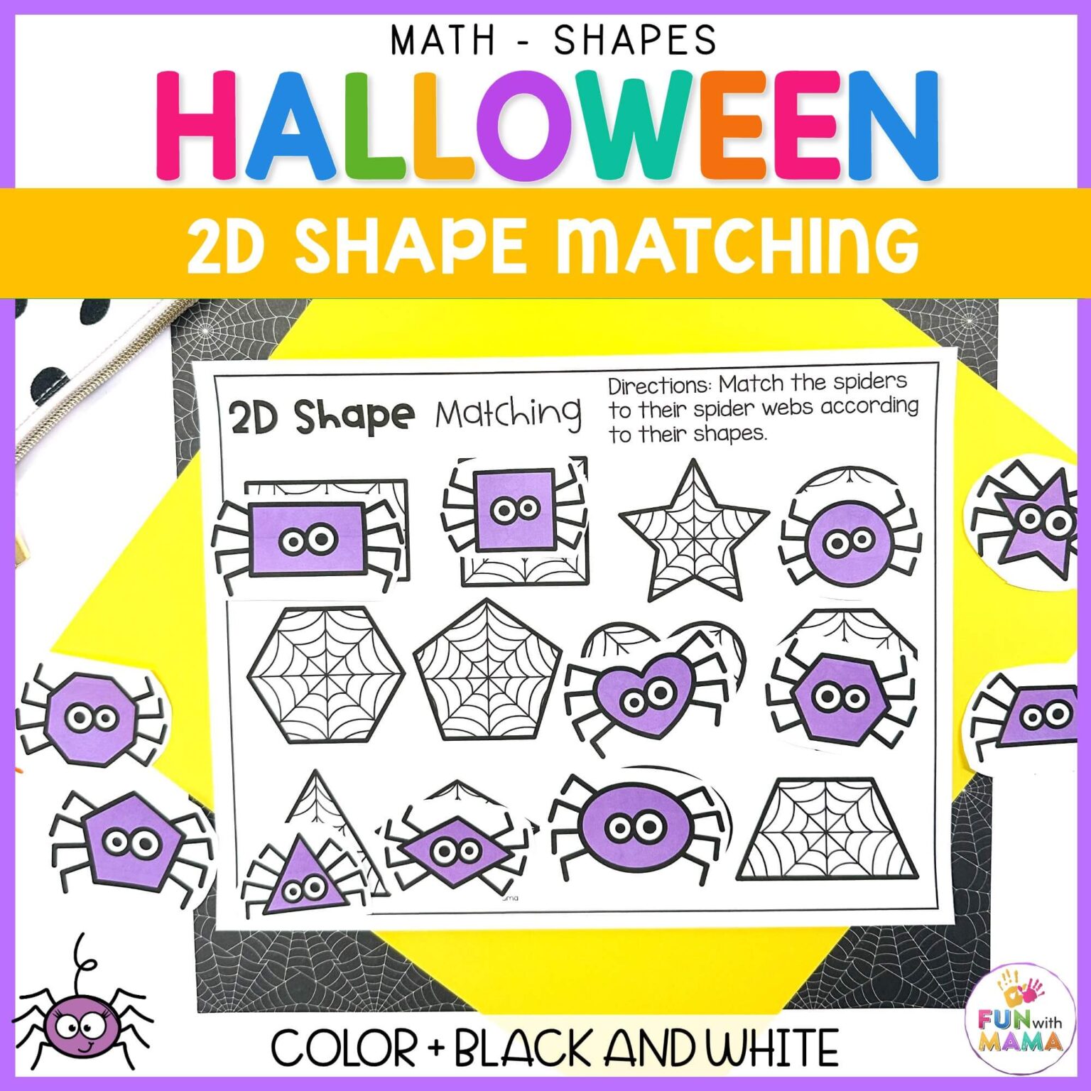 Halloween 2D Shapes