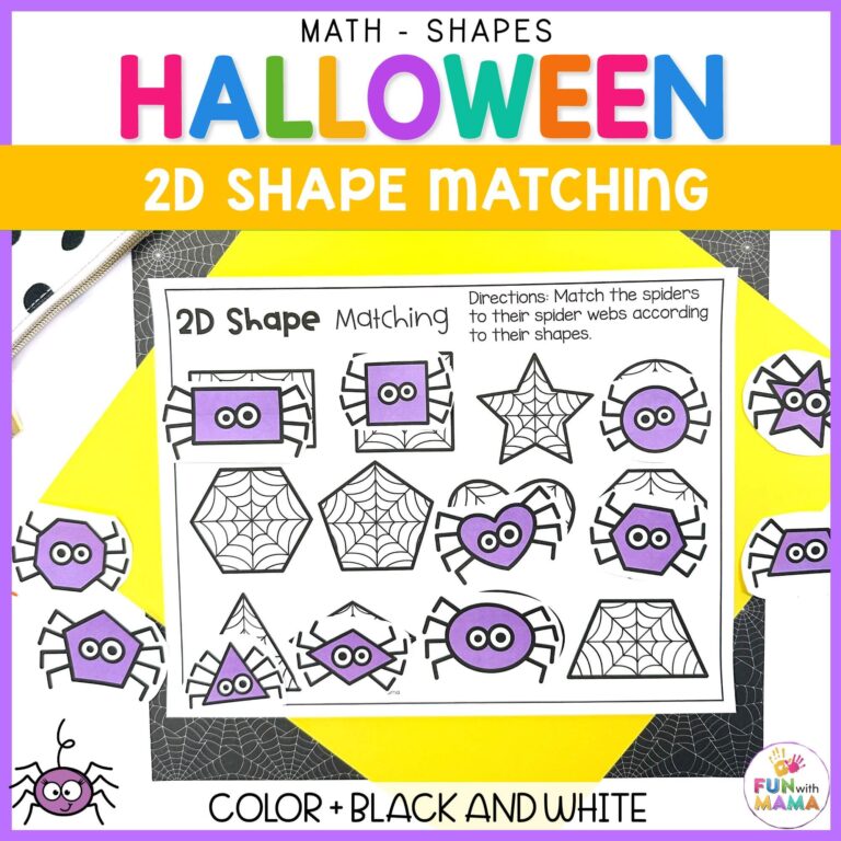 Halloween 2D Shapes