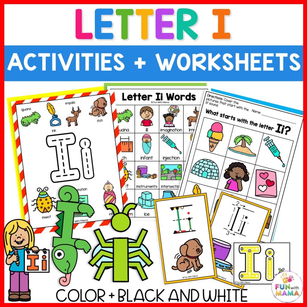 Letter I Activities Pack