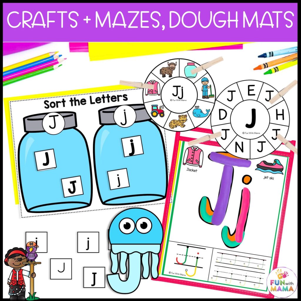 Letter J Activities + Worksheets