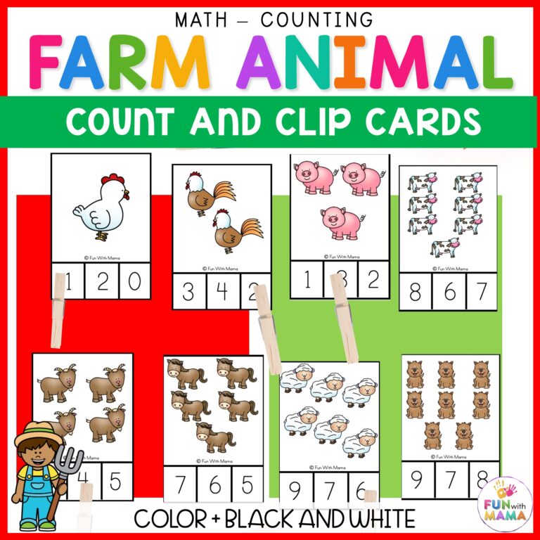 Farm Count and Clip Cards