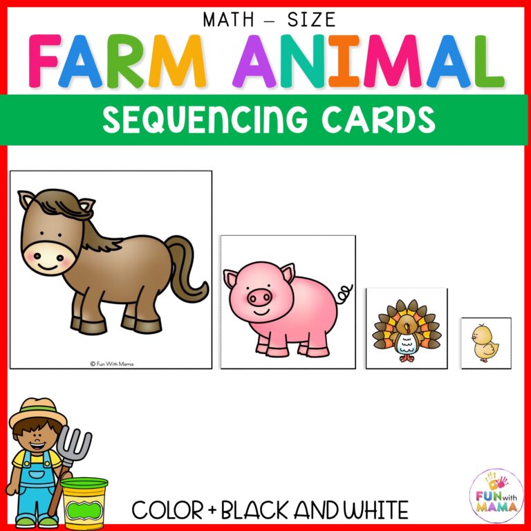 Farm Size Sequencing Cards