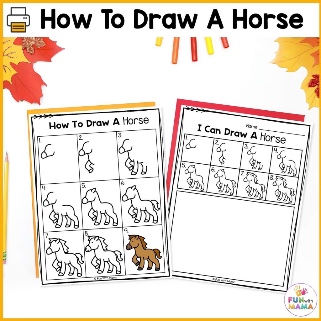 How To Draw A Horse