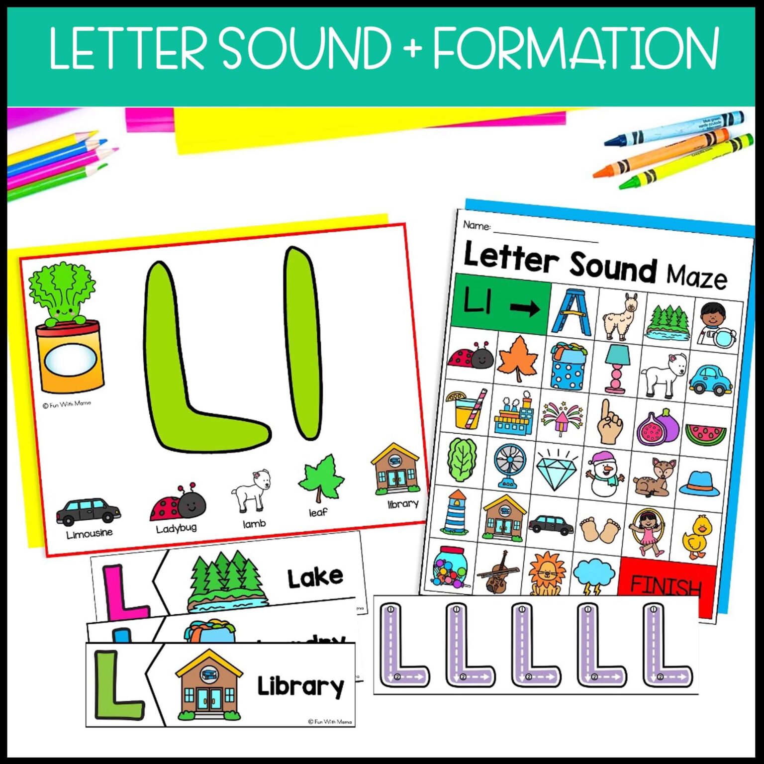 Letter L Activities Pack