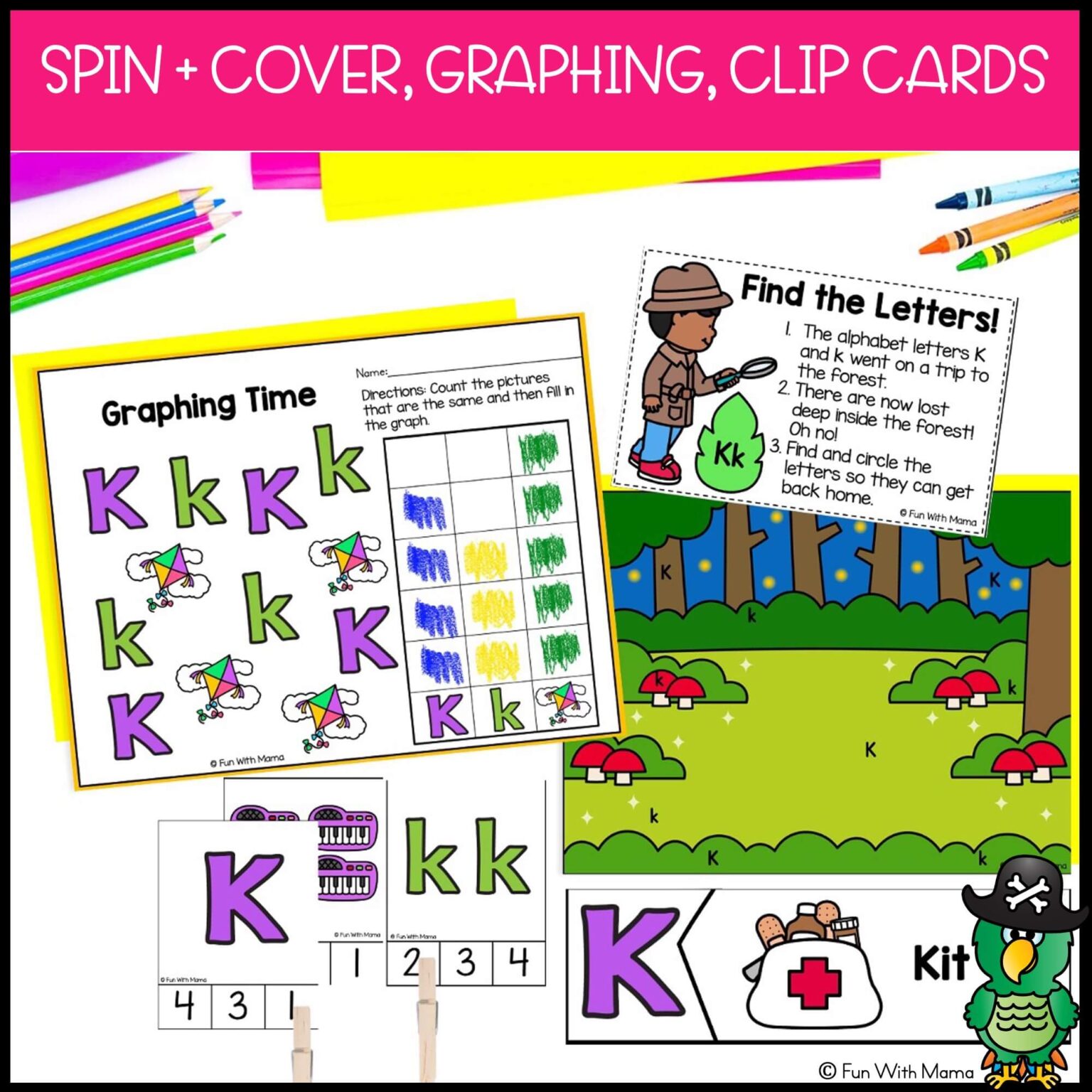 Letter K Activities Pack