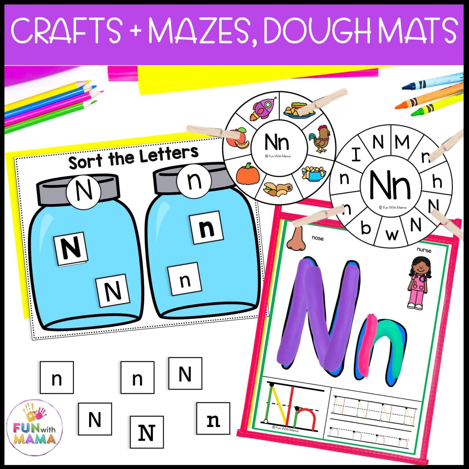 Letter N Activities Pack