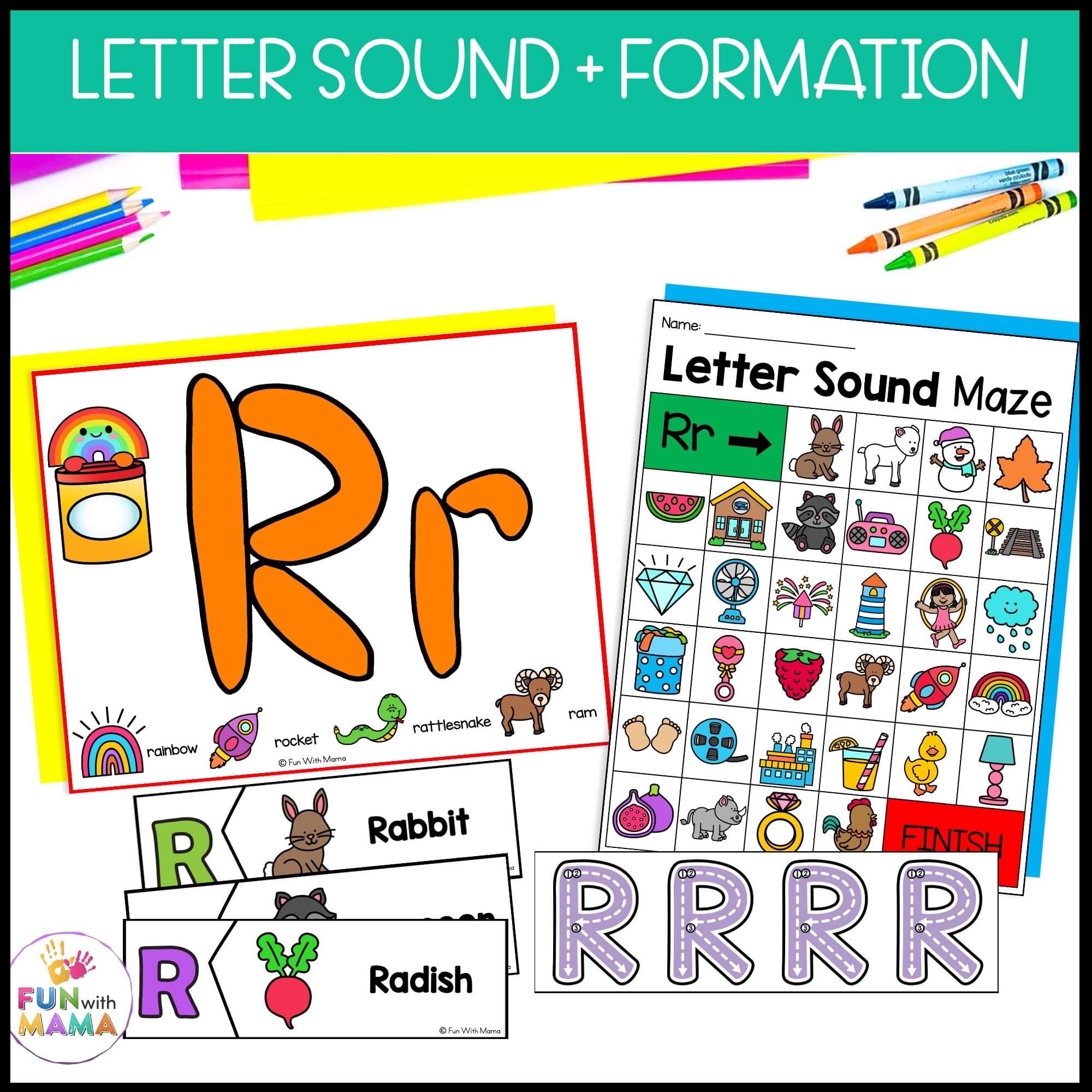Letter R Activities + Worksheets Pack