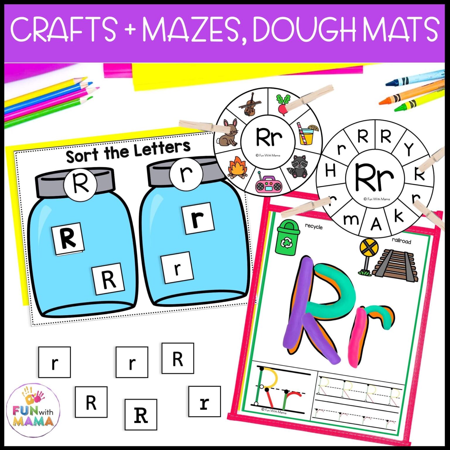 Letter R Activities + Worksheets Pack