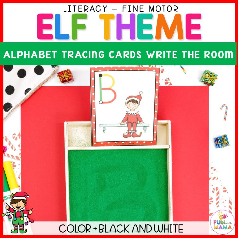 Elf Alphabet Cards Write The Room
