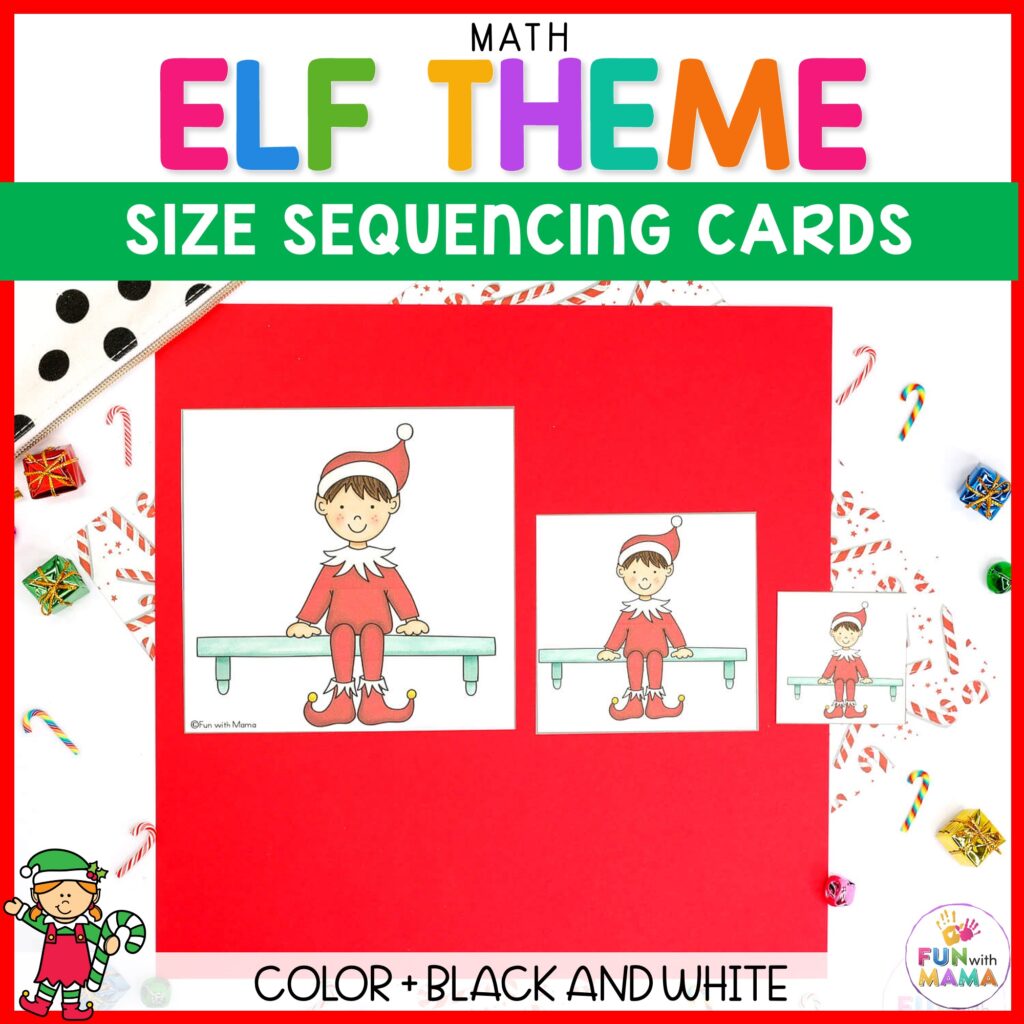 Elf Size Sequencing Cards