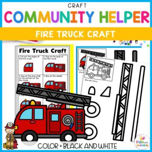 Community Helper Fire Truck Craft
