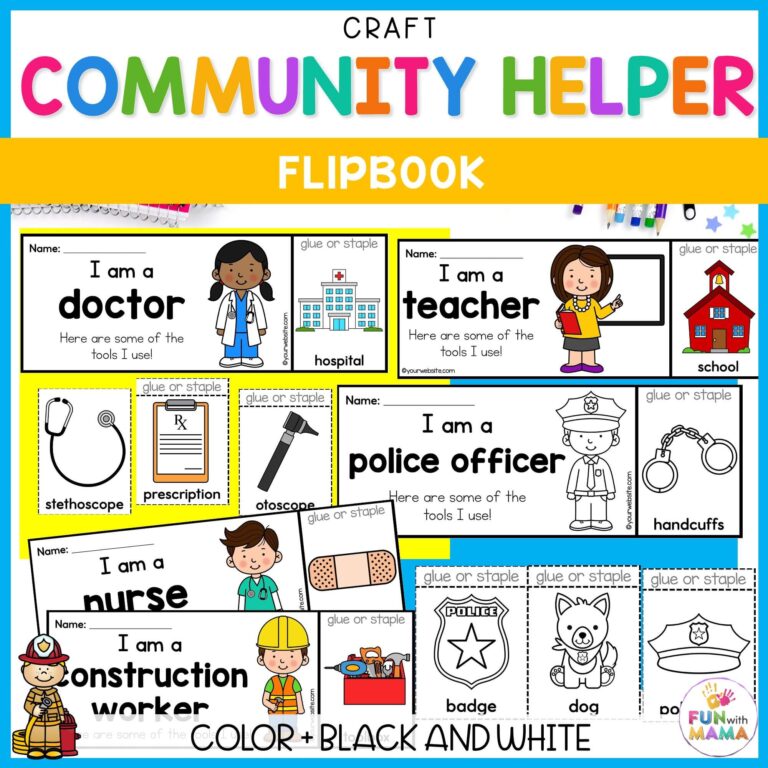 Community Helper Flipbook