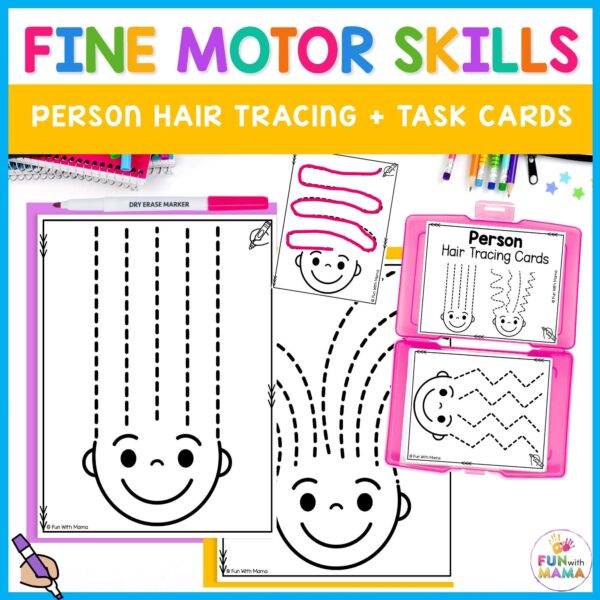 Person Tracing Pages + Task Cards