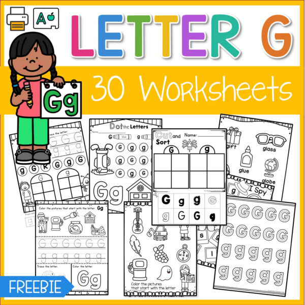 Letter G Worksheets