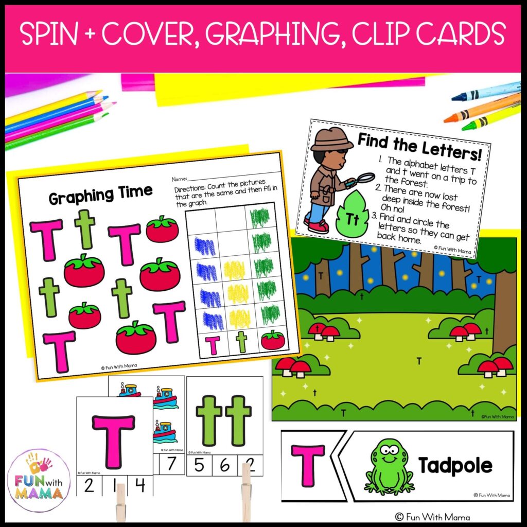 Letter T Activities Pack