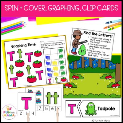 Letter T Activities Pack