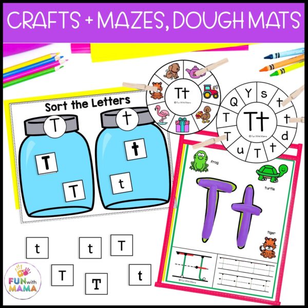 Letter T Activities Pack