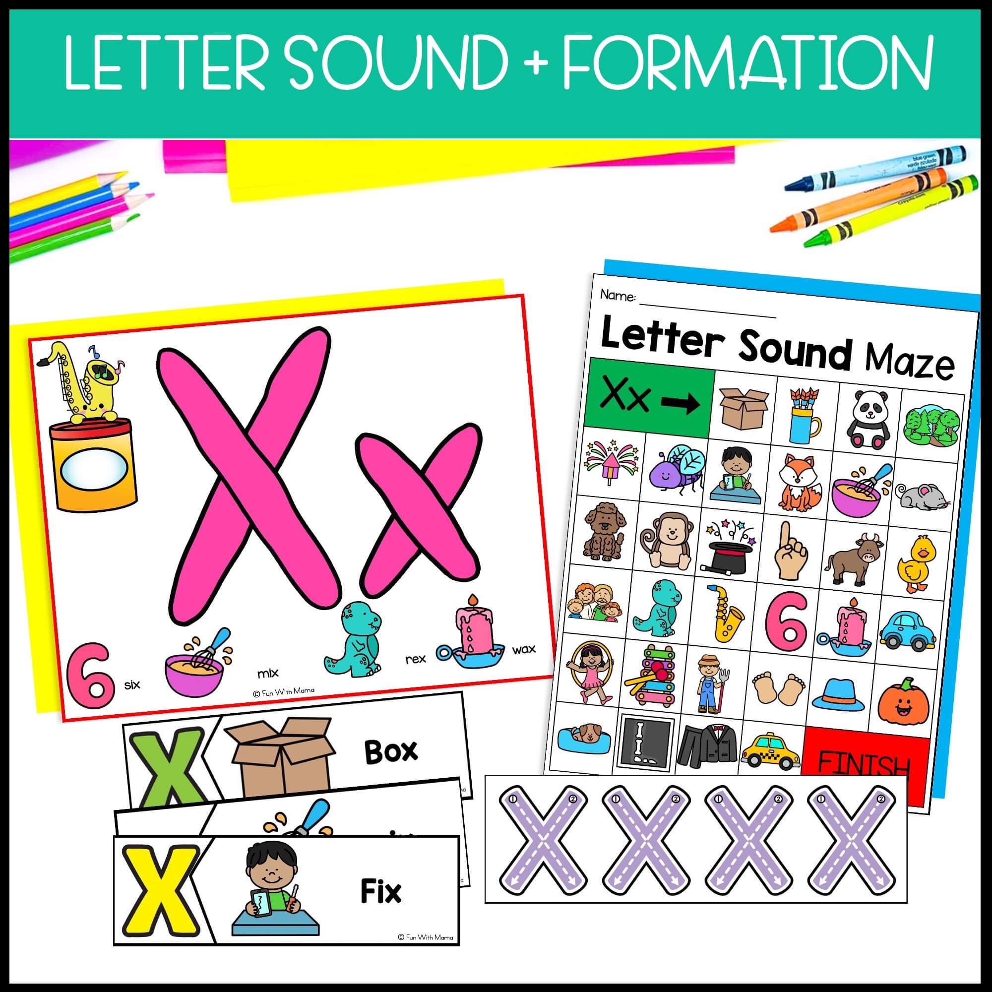 Letter X Activities + Worksheets